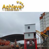 China HZS60 Stationary Concrete Batching Plant - 60m³/H Capacity with JS1000 Mixer and PLC Control System for sale