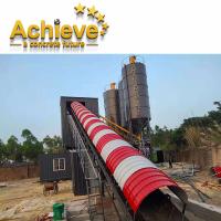 China HZS90 Stationary Concrete Batching Plant 90m³/h Capacity with JS1500 Mixer and 177kw Power for sale