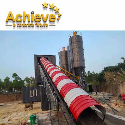 China MAO2000 Stationary Readymix Concrete Plant 120 CBM Per Hour with 4.1m Discharge Height for sale