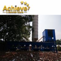 China HZS75 Concrete Batching Plant 75 CBM/Hour with JS1500 Mixer 1500L Capacity 107kW Power for sale