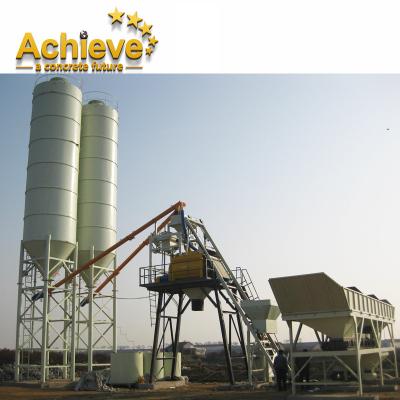 China HZS25 Stationary Concrete Batching Plant with JS500 Mixer - 25 m³/h Capacity, 3.8m Discharge Height for sale