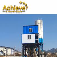 China HZS 60 Ready Mixed Concrete Batching Plant - 60 CBM/Hour Capacity with PLC Control System and SICOMA Mixer for sale