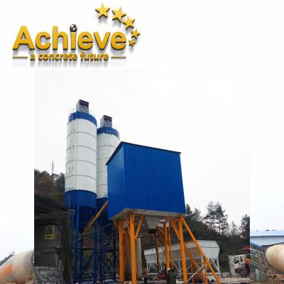 China HZS90 Stationary Concrete Batching Plant - 90m³/h Capacity, 178kW Power, JS1500 Mixer for Ready-Mixed Concrete Production for sale