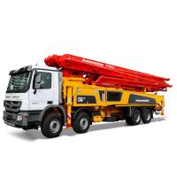 China Putzmeister M56-5 Truck-Mounted Concrete Pump with 5-Section Boom, BENZ Euro4 Engine, Refurbished Condition for sale
