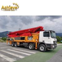 China Putzmeister M56-5 Truck-Mounted Concrete Pump with 5-Section Boom, BENZ Euro4 Engine, Refurbished Condition for sale