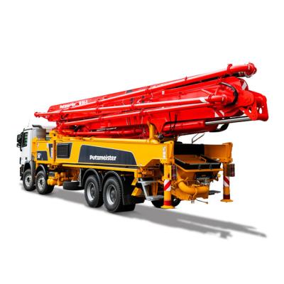 China Reconditioned Putzmeister M56-5 Concrete Mixer Pump Truck with 55.1m Vertical Reach on Mercedes-Benz Euro4 Chassis for sale