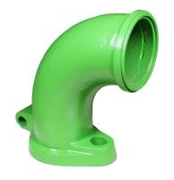 China SCHWING Concrete Pump Bend DN 180/150 230Bar 67 HRC High-Chromium Cast Iron Elbow 10211650 for sale