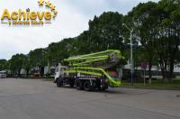 China Refurbished ZOOMLION 38X-5RZ Concrete Pump on ASHOK LEYLAND 2518 6x4 Chassis with 37.1m Reach and 100m³/H Capacity for sale