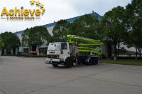 China Refurbished ZOOMLION 38X-5RZ Concrete Pump on ASHOK LEYLAND 2518 6x4 Chassis with 37.1m Reach and 100m³/H Capacity for sale