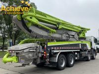 China ZOOMLION 49X-6RZ Concrete Pump Truck on Mercedes Benz 8X4 Chassis with 49m Boom Reach and 6-Arm Design for sale
