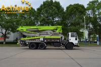 China Refurbished ZOOMLION 38X-5RZ Concrete Pump on ASHOK LEYLAND 2518 6x4 Chassis with 37.1m Reach and 100m³/H Capacity for sale