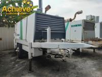 China Schwing Stetter SP2000 Concrete Stationary Pump with 1.5 Aggregate Capacity and CAT Tier 4 Engine - German Made Industrial Equipment for sale