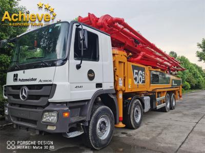 China Used Putzmeister M46-5 4141 Boom Concrete Pump 46m 5-Arm Roll-Z Fold for sale