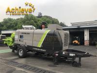 China Refurbished ZOOMLION HBT105.21.286RSU Concrete Trailer Pump - 105 m³/h Output, 286 kW DEUTZ Engine for sale