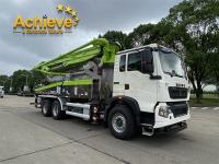 China Refurbished ZOOMLION 40X-5RZ Concrete Pump Truck with 39.5m Boom Reach and 160 m³/h Capacity on SINOTRUK HOWO 6X4 Chassis for sale