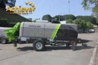 China Used ZOOMLION HBT100.18.186RSU Concrete Static Pump - 186KW Power, 93/54 m³/h Output, 200×1800mm Cylinder for sale