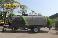 China Used ZOOMLION HBT100.18.186RSU Concrete Static Pump - 186KW Power, 93/54 m³/h Output, 200×1800mm Cylinder for sale