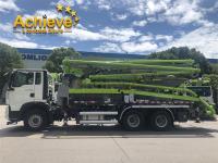 China ZOOMLION 38X-5RZ Refurbished Concrete Pump Truck on SINOTRUK HOWO 6X4 Chassis - 37.1m Vertical Reach, 160 m³/h Output for sale