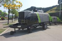 China Used ZOOMLION HBT100.18.186RSU Concrete Static Pump - 186KW Power, 93/54 m³/h Output, 200×1800mm Cylinder for sale
