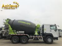 China Refurbished ZOOMLION Concrete Mixer Truck SINOTRUK HOWO 6X4 9M3 Capacity with 247KW Engine for sale