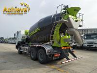 China Used ZOOMLION 10JB Concrete Pump Mixer Truck SINOTRUK HOWO 6x4 10m3 for sale