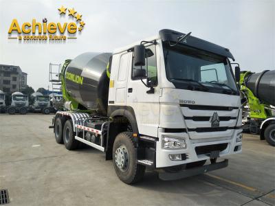 China Used ZOOMLION 10JB Concrete Pump Mixer Truck SINOTRUK HOWO 6x4 10m3 for sale