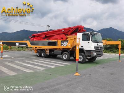 China Used Putzmeister M56-5 Concrete Pump Truck with 55.1m Vertical Reach on Mercedes Euro 4 Chassis for sale