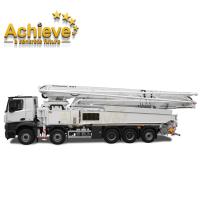 China Renewed Putzmeister M56-5Z Concrete Pump Truck with 56m Vertical Reach and 5-Arm Z-Folding Boom for sale