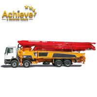 China Renewed Putzmeister M56-5Z Concrete Pump Truck with 56m Vertical Reach and 5-Arm Z-Folding Boom for sale