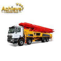 China Renewed Putzmeister M56-5Z Concrete Pump Truck with 56m Vertical Reach and 5-Arm Z-Folding Boom for sale