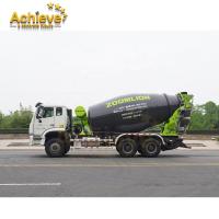 China ZOOMLION HAOHAN SINOTRUK 9m³ Truck Mounted Concrete Mixer with 12-16 RPM Drum Speed for sale