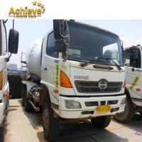 China Used ZOOMLION 10JBG-R Concrete Mixer Truck on HINO Chassis 6x4 10m3 for sale