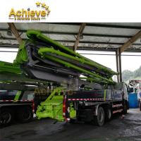 China Used ZOOMLION Concrete Pump Truck 120m3/h 12MPa High Pressure Pumping for sale