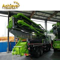 China Used ZOOMLION Concrete Pump Truck 120m3/h 12MPa High Pressure Pumping for sale