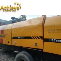 China SANY HBT8018C-5S(T3) Trailer Mounted Concrete Pump - 85 m³/h Output, 7300 kg Weight for sale