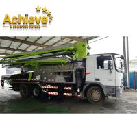 China Used ZOOMLION 47M Concrete Pump Boom on Mercedes-Benz Chassis - 120 m³/h Output, 47M Reach for sale