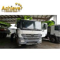 China Used ZOOMLION 47M Concrete Pump Boom on Mercedes-Benz Chassis - 120 m³/h Output, 47M Reach for sale