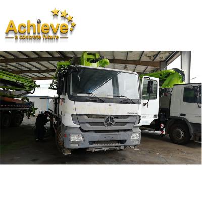 China Used ZOOMLION 47M Concrete Pump Boom on Mercedes-Benz Chassis - 120 m³/h Output, 47M Reach for sale