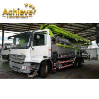 China Used ZOOMLION 47M Concrete Pump Boom on Mercedes-Benz Chassis - 120 m³/h Output, 47M Reach for sale