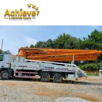China Used ZOOMLION 38X-5RZ Concrete Pump Truck 37m Mini Diesel Mixer Pump 140m3/h for sale