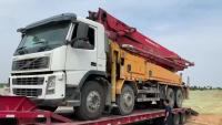 China Refurbished Putzmeister M42-4Z Mobile Concrete Pump Truck 42M Boom 279kW Engine for sale