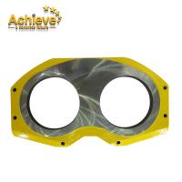 China Carbide Spectacle Wear Plate for Putzmeister DN230 Concrete Pump Parts 261123001 for sale