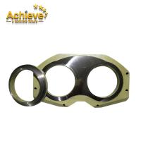China Carbide Spectacle Wear Plate for Putzmeister DN230 Concrete Pump Parts 261123001 for sale
