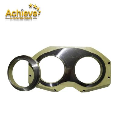 China Putzmeister Concrete Pump Spectacle Wear Plate DN200 DN230 Carbon Tungsten Alloy for sale