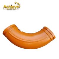 China Twin Wall Concrete Pump Bend Pipe Elbow 90 Degree 67 HRC for Sany Zoomlion for sale