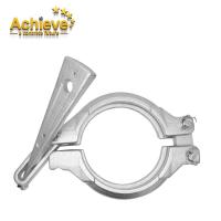 China 40Cr Forged Steel Concrete Pump Clamps DN100 DN125 85-130 Bar Working Pressure Galvanized Surface Treatment for sale