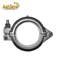 China 40Cr Forged Steel Concrete Pump Clamps DN100 DN125 85-130 Bar Working Pressure Galvanized Surface Treatment for sale