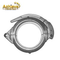 China 40Cr Forged Steel Concrete Pump Clamps DN100 DN125 85-130 Bar Working Pressure Galvanized Surface Treatment for sale