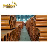 China 230 Bar Seamless Hardened Concrete Pump Pipe 62-67 HRC with 35,000-60,000 CBM Service Life for sale