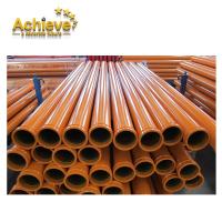 China 230 Bar Seamless Hardened Concrete Pump Pipe 62-67 HRC with 35,000-60,000 CBM Service Life for sale